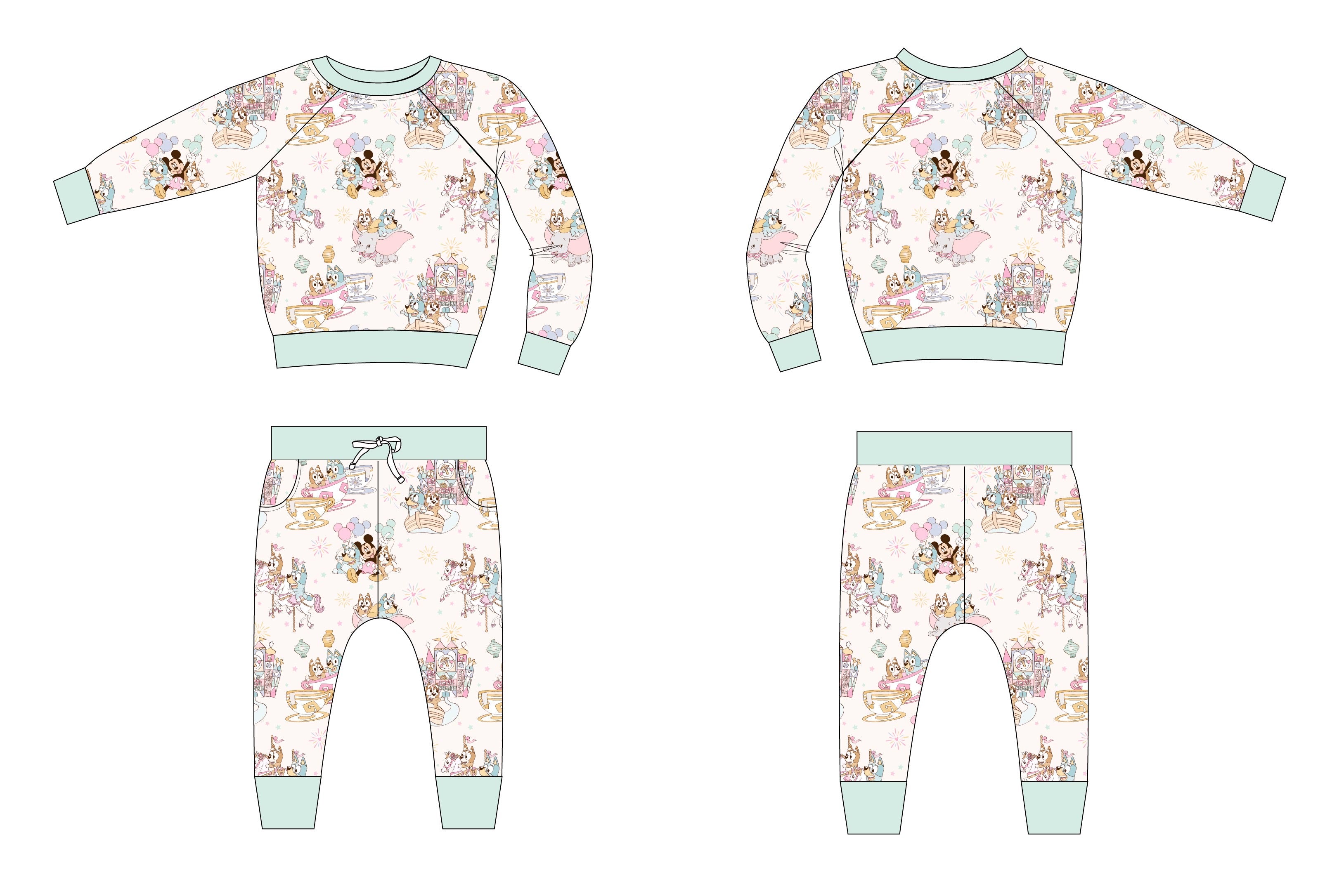 Pastel Park (Belize) - Define Terry Set – Blush Lotus