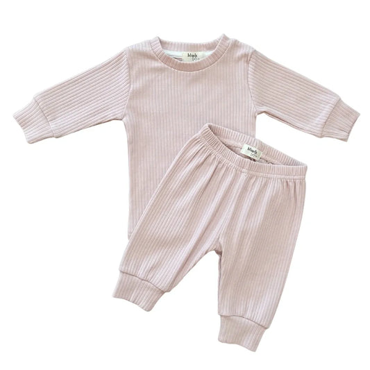 Ribbed Set - Light Pink
